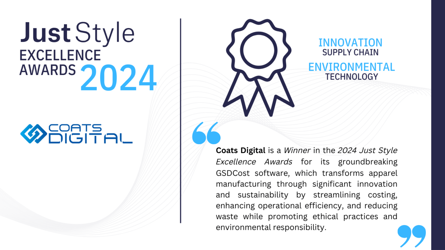 Coats Digital Wins 2 Awards at Just Style Excellence 2024